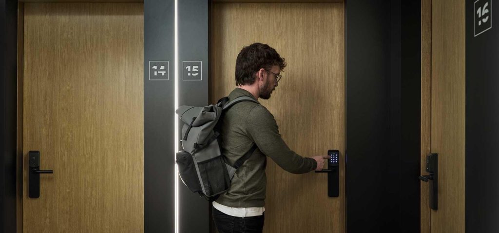 SALTO XS4 One S Keypad: ANSI Electronic Escutcheon Lock - Saltopro